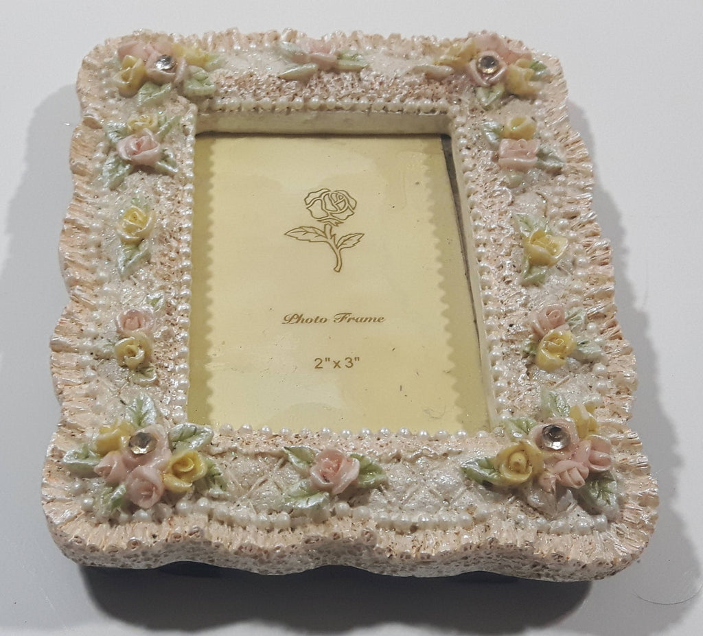 Pink Rose Flower Themed 3D Resin Photo Picture Frame – Treasure Valley ...