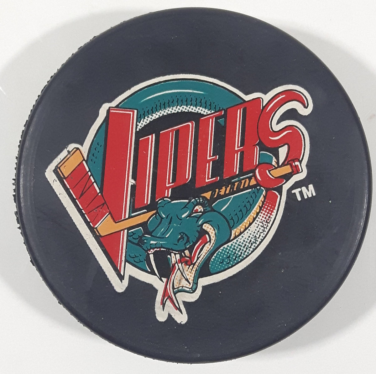 Always Coca Cola Detroit Vipers IHL Ice Hockey Team Rubber Puck ...