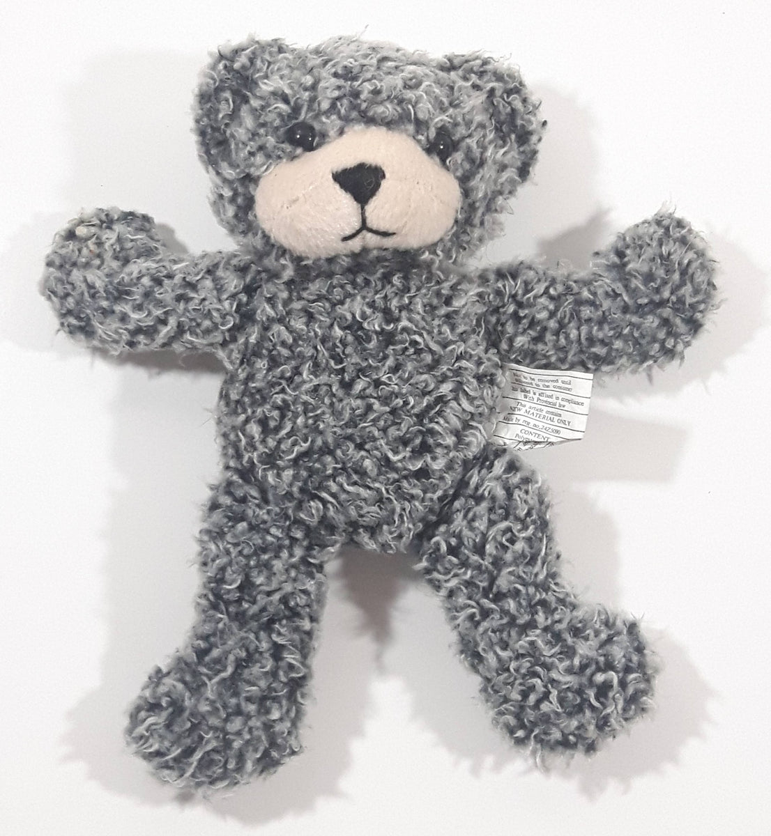 Grey Teddy Bear 8" Tall Toy Stuffed Animal Plush – Treasure Valley ...