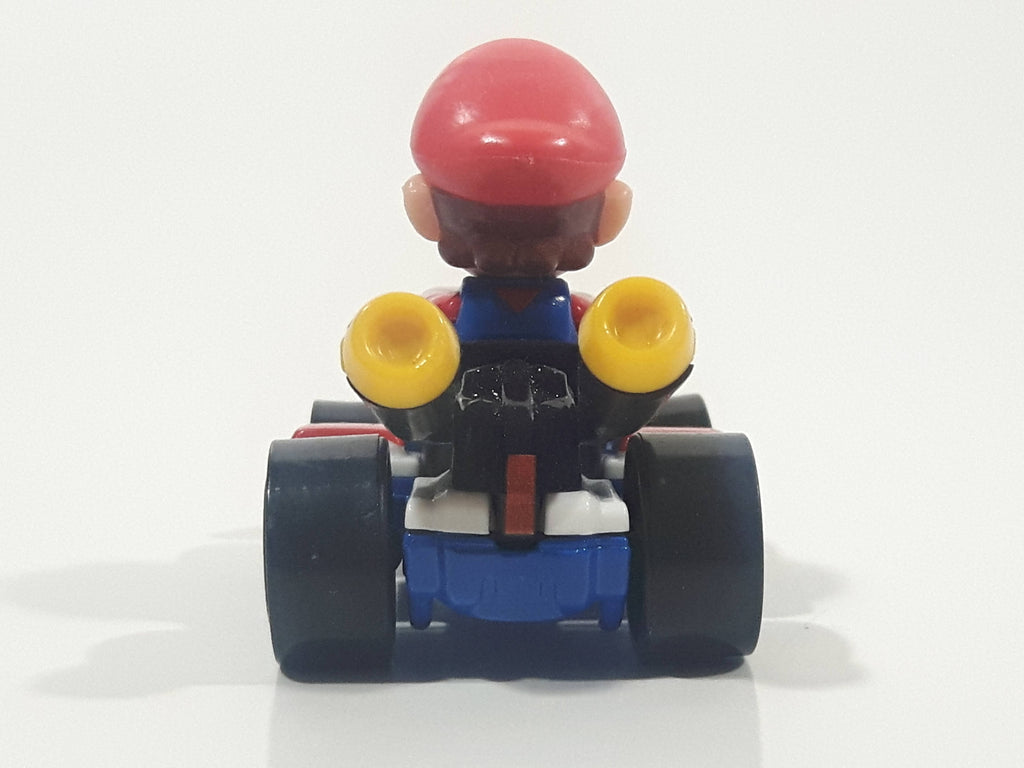2019 Hot Wheels Mario Kart Standard Kart Mario White and Red Die Cast ...