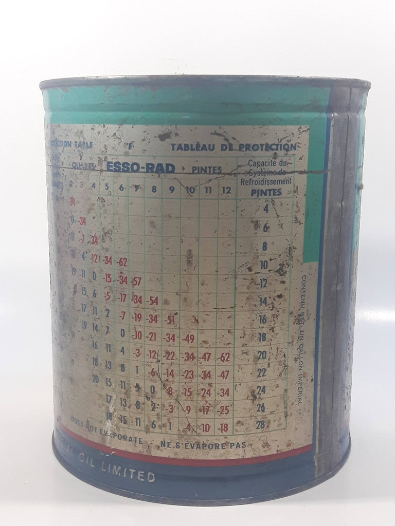 Rare Vintage 1950s Imperial Oil Limited Esso Teal Esso-Rad Radiator Co ...