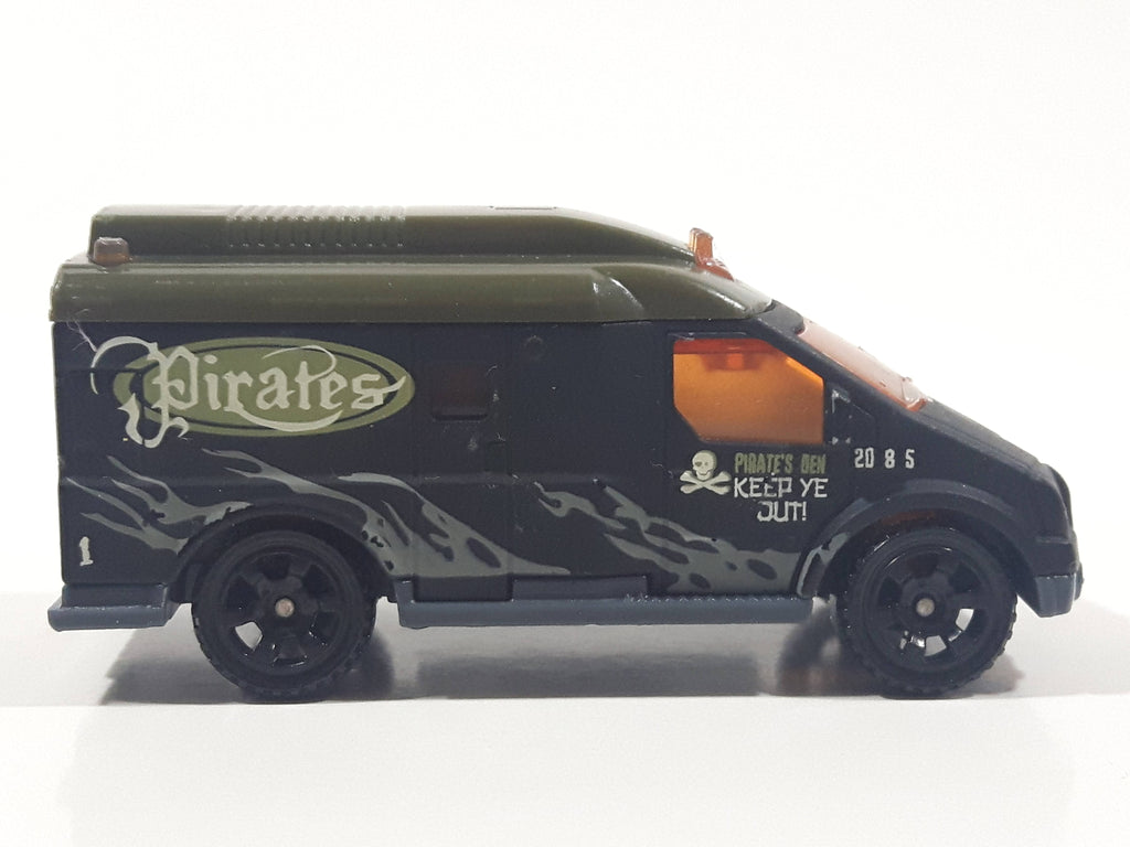 2007 Matchbox Pirates Ambulance Matte Black Die Cast Toy Car Vehicle ...