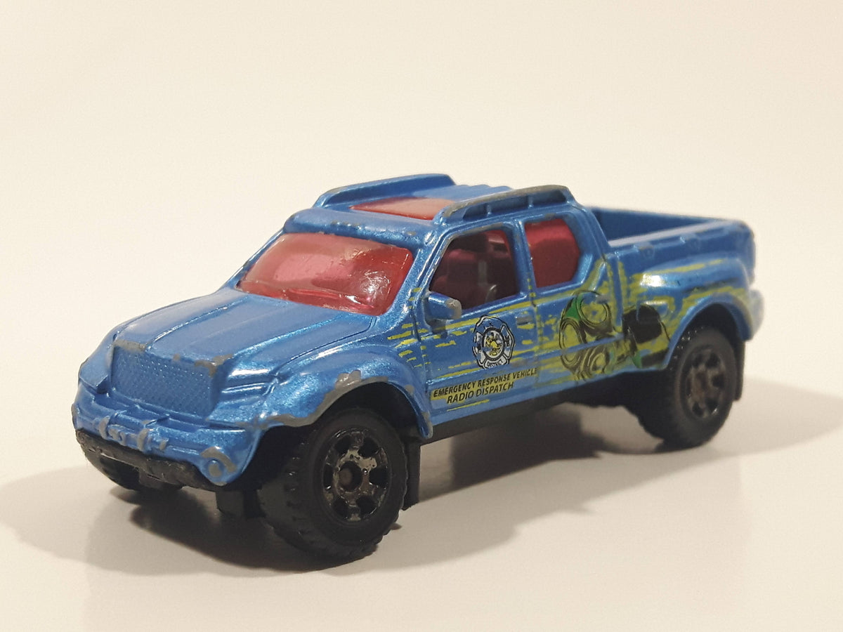 2017 Matchbox Hazardous Materials Team Badlander Truck Metalflake Blue ...