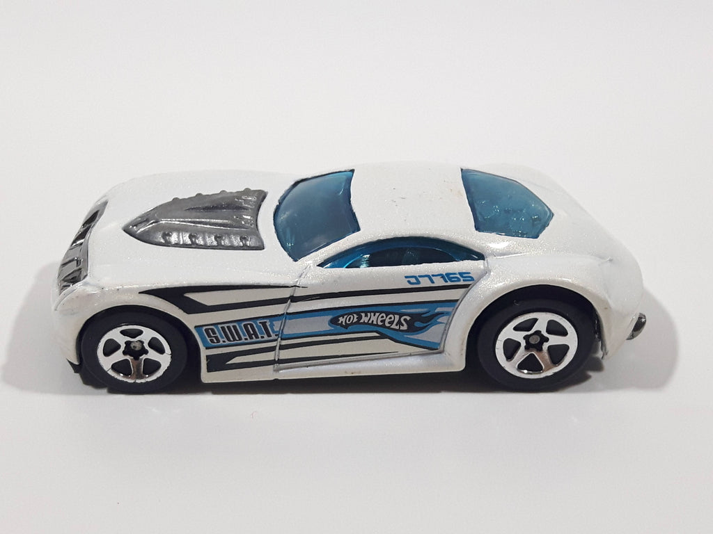 2006 Hot Wheels S.W.A.T. Copter Semi Sir Ominous Pearl White Die Cast ...