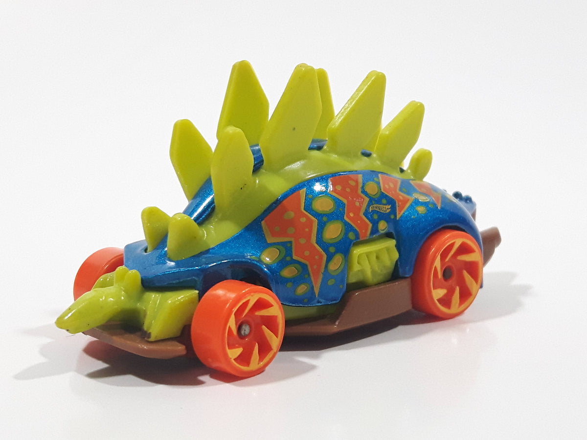 2019 Hot Wheels Dino Riders Motosaurus Blue Die Cast Toy Car Vehicle ...
