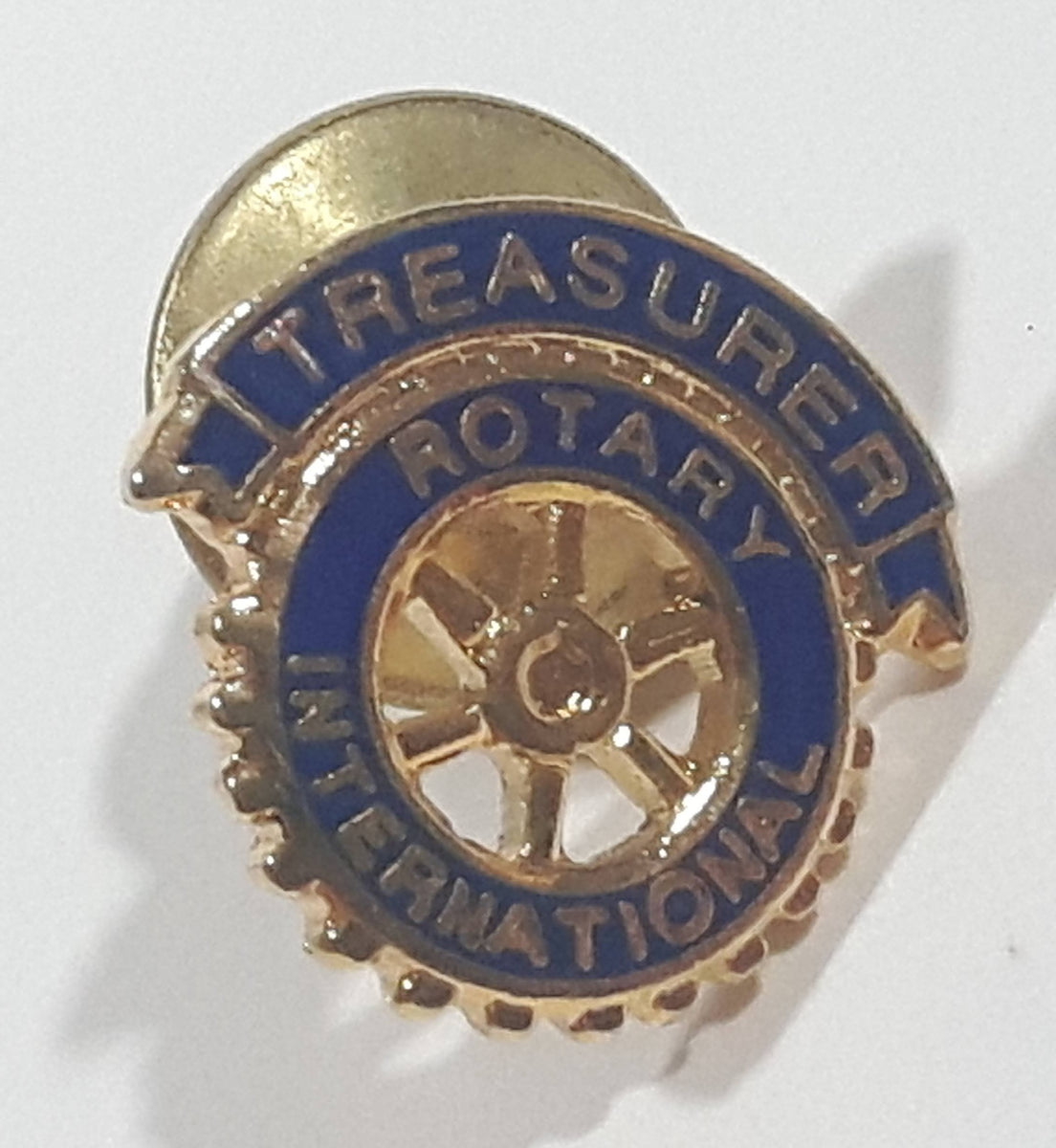 Rotary International Treasurer Small Enamel Metal Pin – Treasure Valley ...