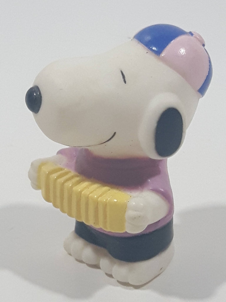 Peanuts Snoopy Musician Playing Accordion 2" Tall Vinyl Toy Figure ...