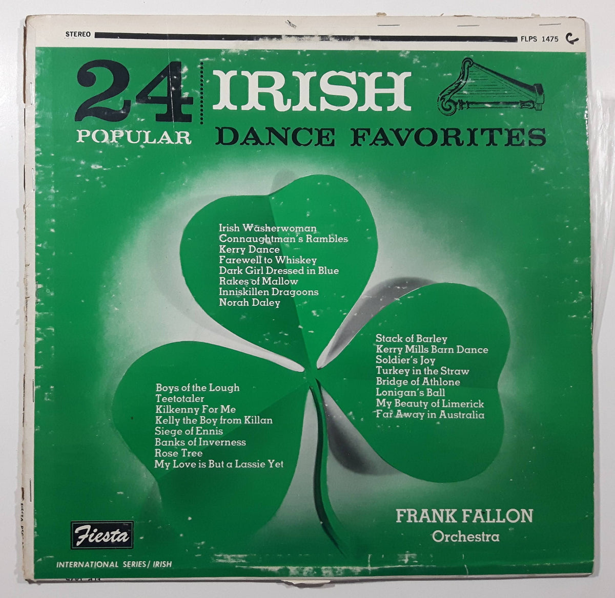 Fiesta Record Company 24 Popular Irish Dance Favorites 12" Vinyl Recor ...