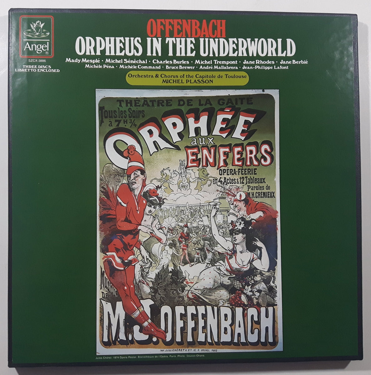 1979 EMI Capitol Records Angel Offenbach Orpheus In The Underworld 12 ...