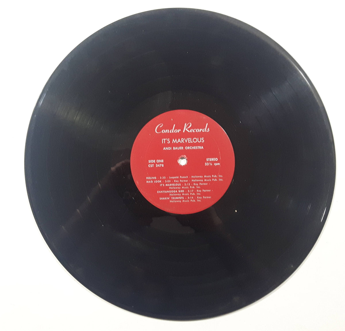 Condor Records Andi Bauer Orchestra It's Marvelous 12" Vinyl Record ...