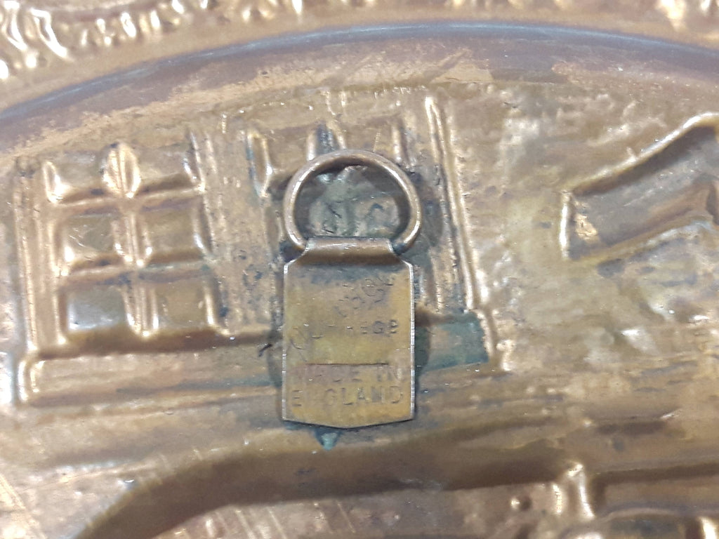 Vintage Peerage Tavern 3D Hammered Copper 15" Metal Plate Wall Hanging ...