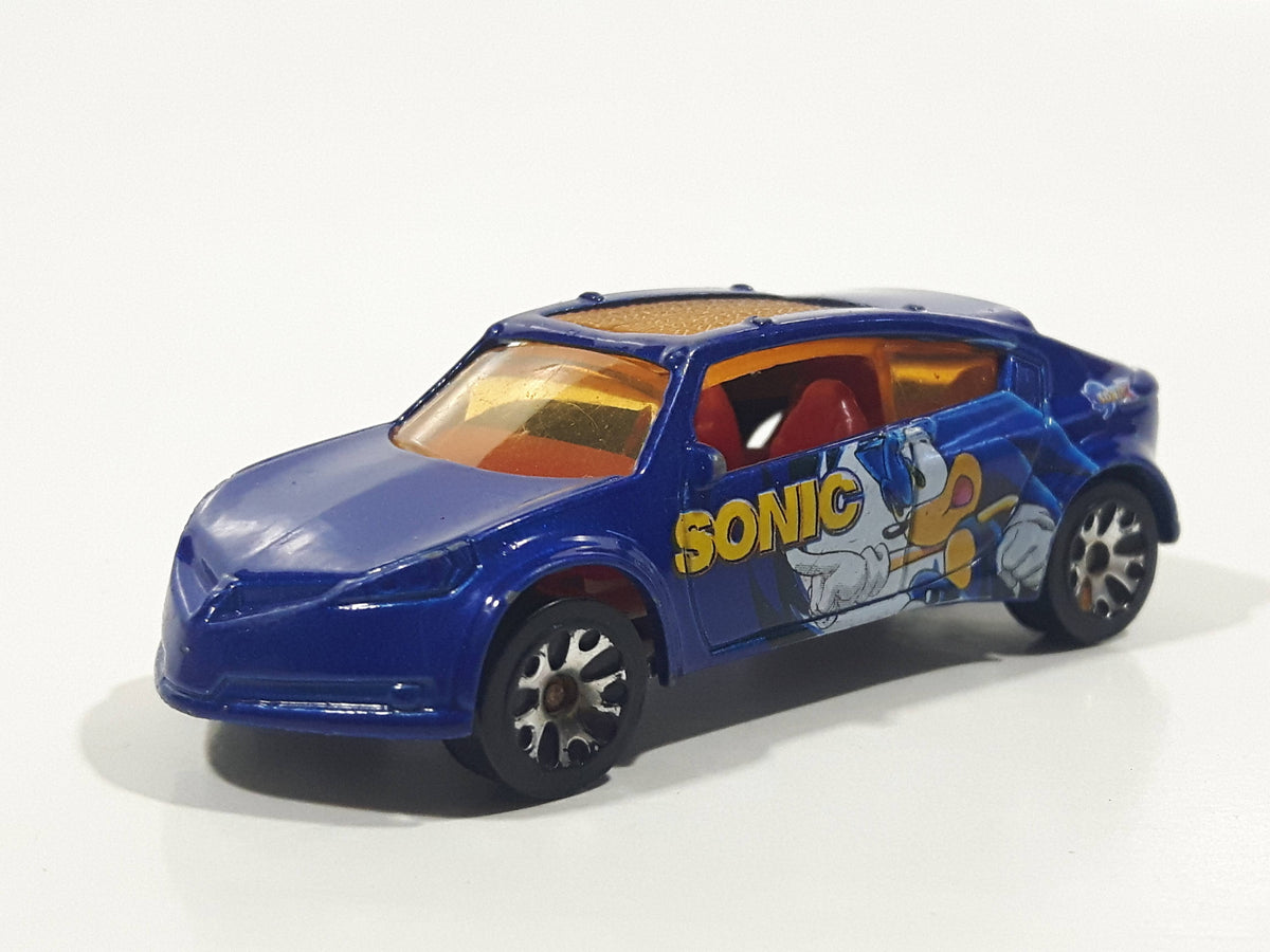 2005 Matchbox Sonic X Pontiac Piranha Dark Blue Die Cast Toy Car Vehic ...