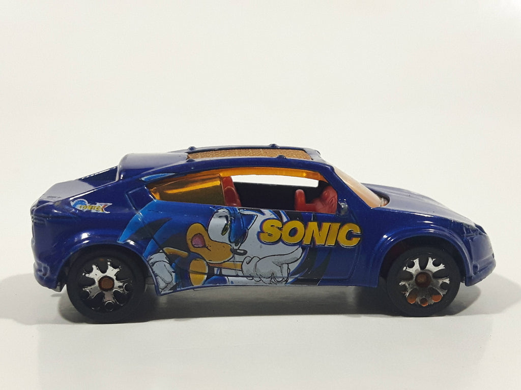 2005 Matchbox Sonic X Pontiac Piranha Dark Blue Die Cast Toy Car Vehic ...