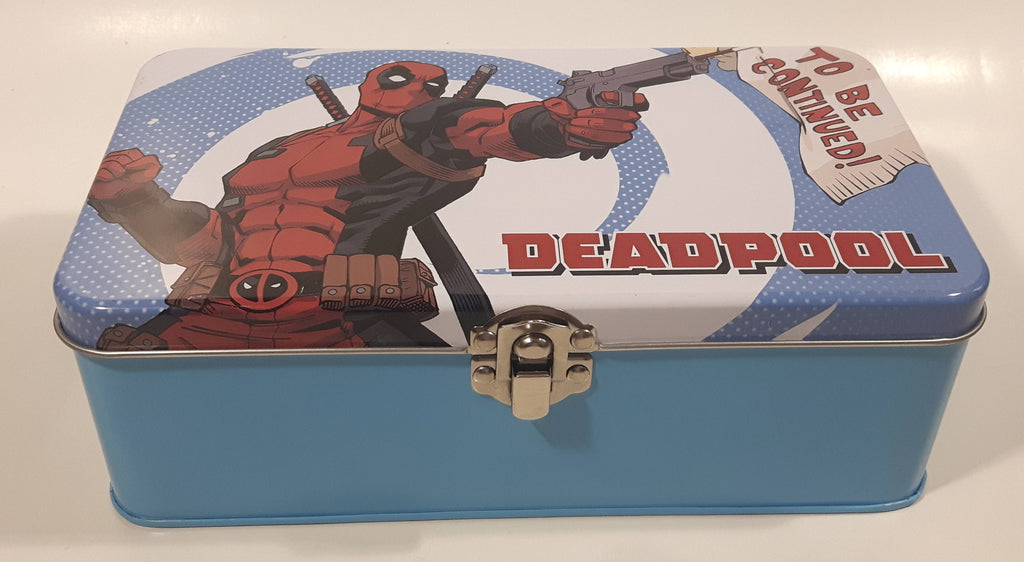 Marvel Deadpool To Be Continued! Large Metal Pencil Box – Treasure ...
