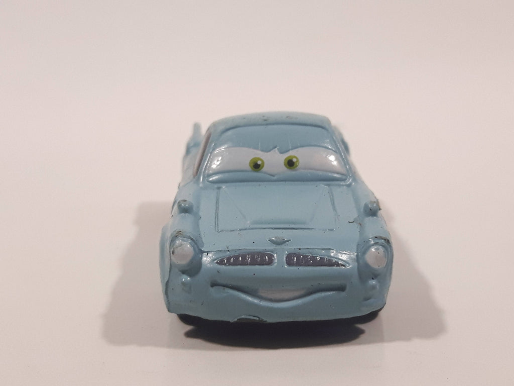 Disney Pixar Cars Light Blue Green Car Mini PVC Hard Rubber Toy Car Ve ...