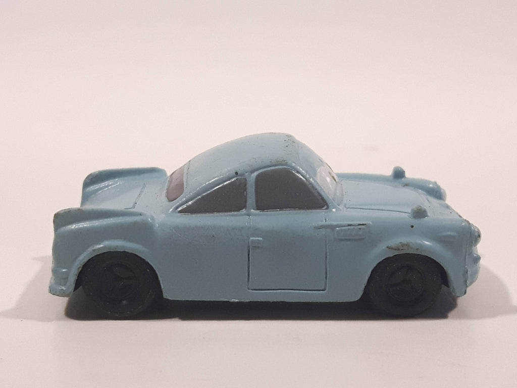 Disney Pixar Cars Light Blue Green Car Mini PVC Hard Rubber Toy Car Ve ...