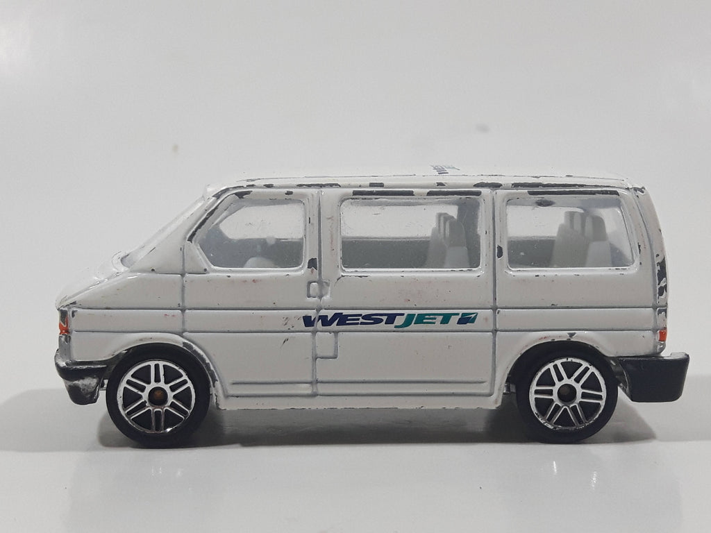 Realtoy Westjet Shuttle Van White Die Cast Toy Car Vehicle Missing the ...