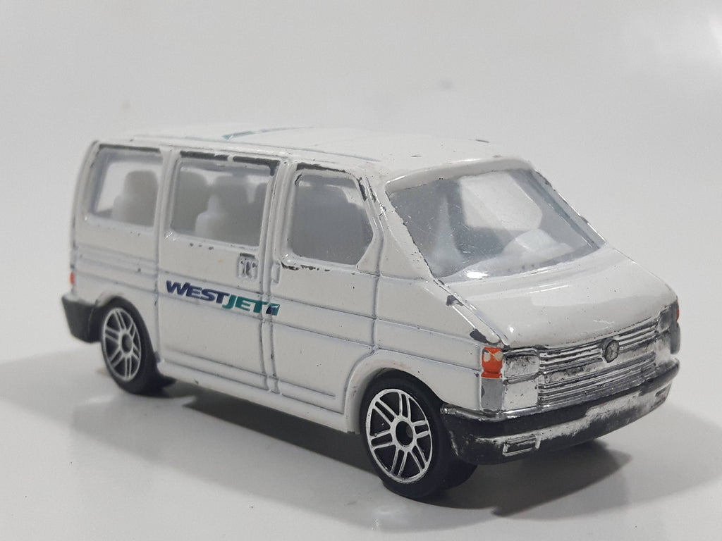 Realtoy Westjet Shuttle Van White Die Cast Toy Car Vehicle Missing the ...