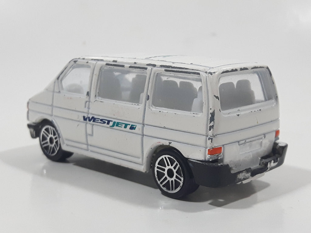 Realtoy Westjet Shuttle Van White Die Cast Toy Car Vehicle Missing the ...