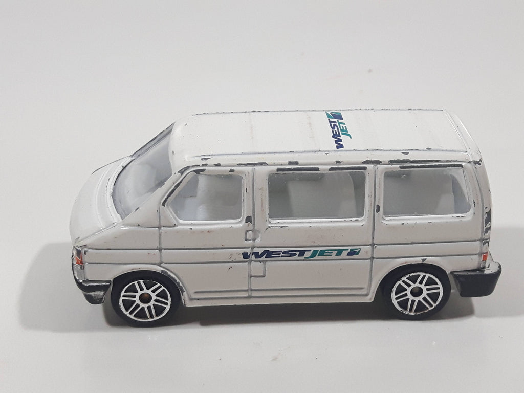 Realtoy Westjet Shuttle Van White Die Cast Toy Car Vehicle Missing the ...