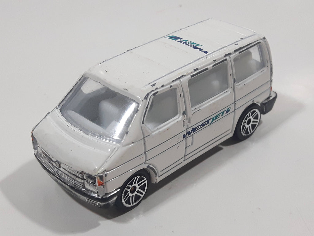 Realtoy Westjet Shuttle Van White Die Cast Toy Car Vehicle Missing the ...
