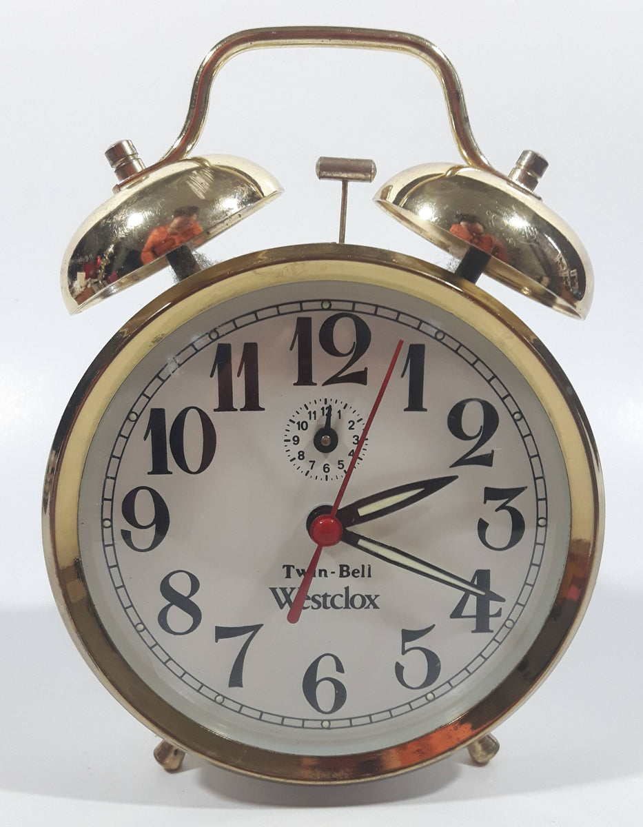 Westclox Twin-Bell Wind Up Alarm Clock – Treasure Valley Antiques ...