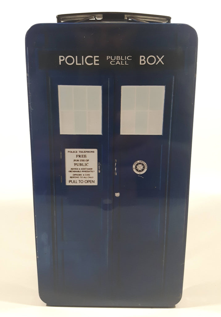 2012 BBC Doctor Who Police Public Call Box Tardis Shaped Embossed Tin ...