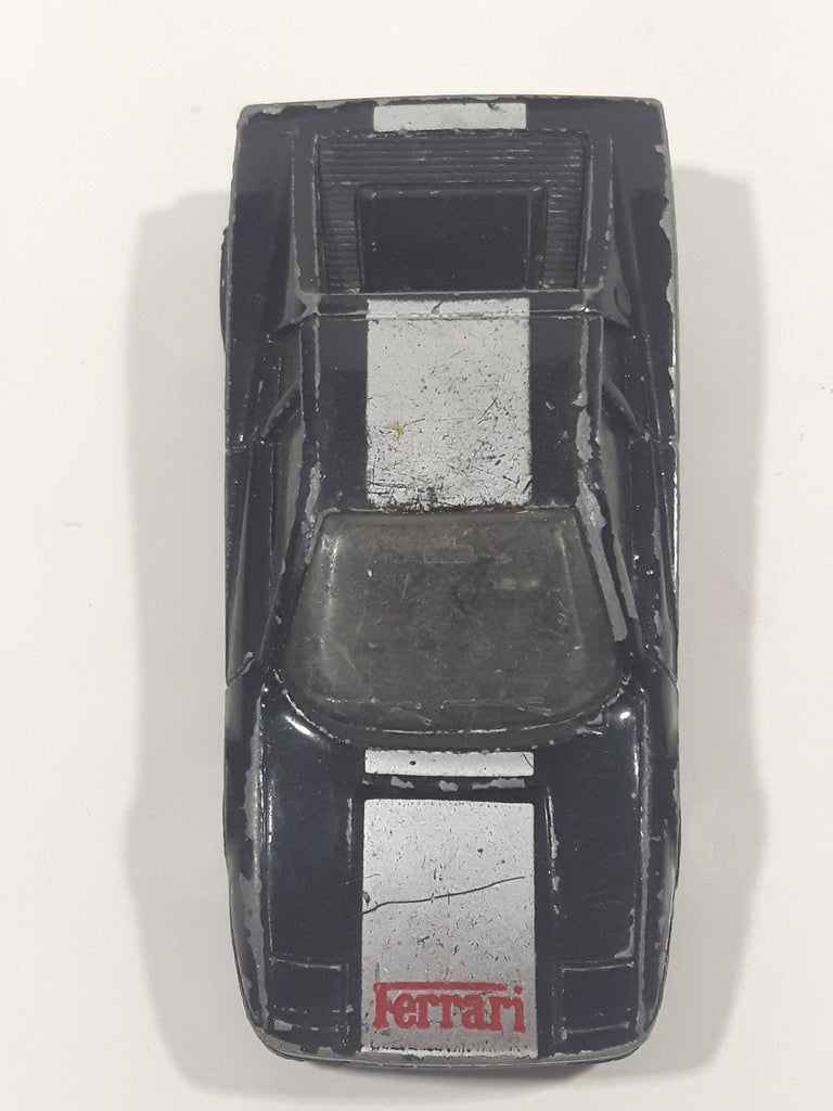 1986 Matchbox Ferrari Testarossa Black Die Cast Toy Car Vehicle ...