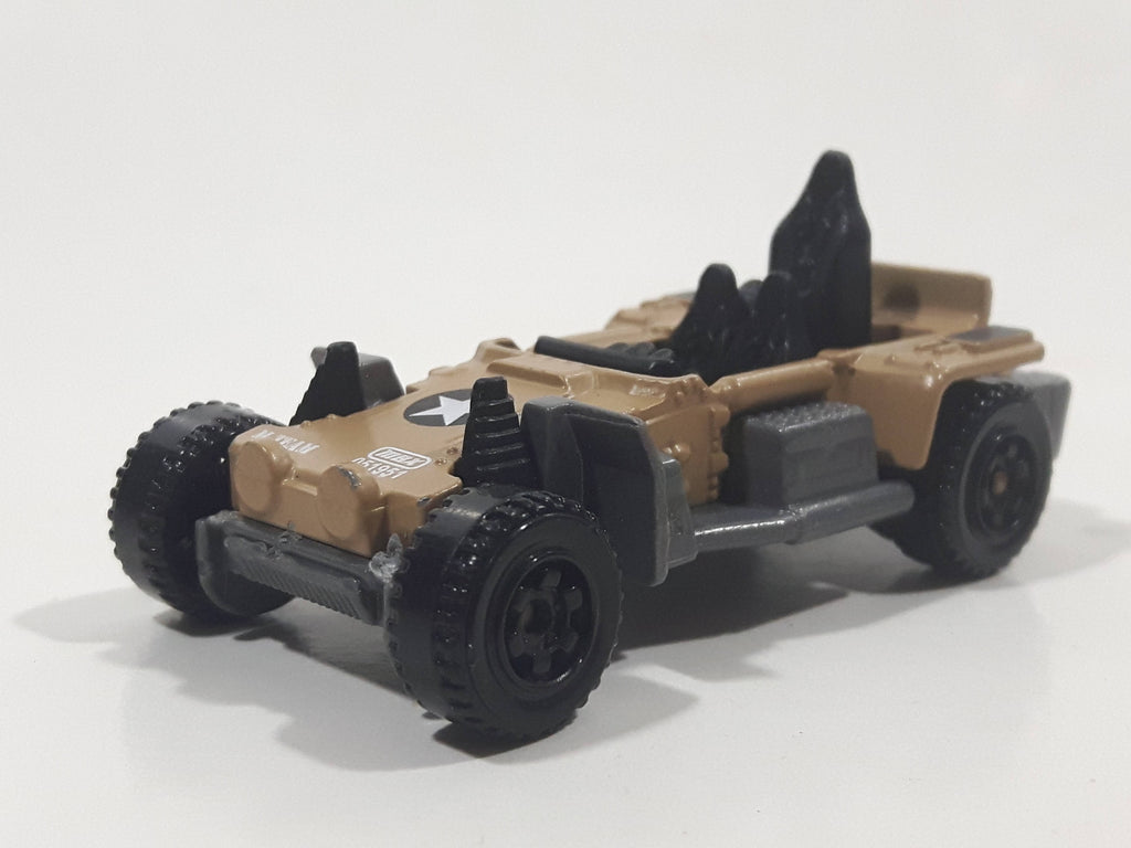 2016 Matchbox Military Sahara Sweeper Light Brown Beige Die Cast Toy C ...