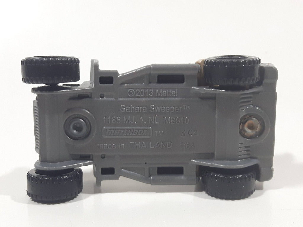2016 Matchbox Military Sahara Sweeper Light Brown Beige Die Cast Toy C ...