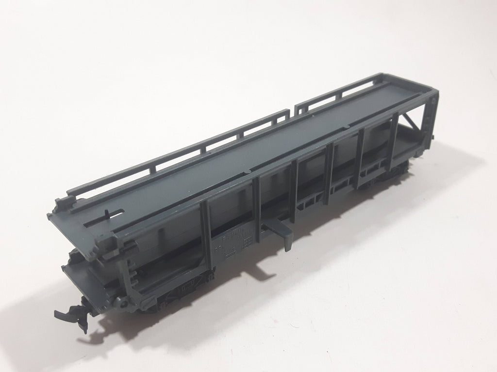 Lima HO Scale Car Transporter Auto Hauler Grey Plastic Train Car Vehic ...