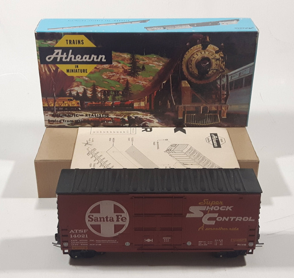 Athearn Santa Fe ATSF 14021 Box Car Super Shock Control A smoother rid ...