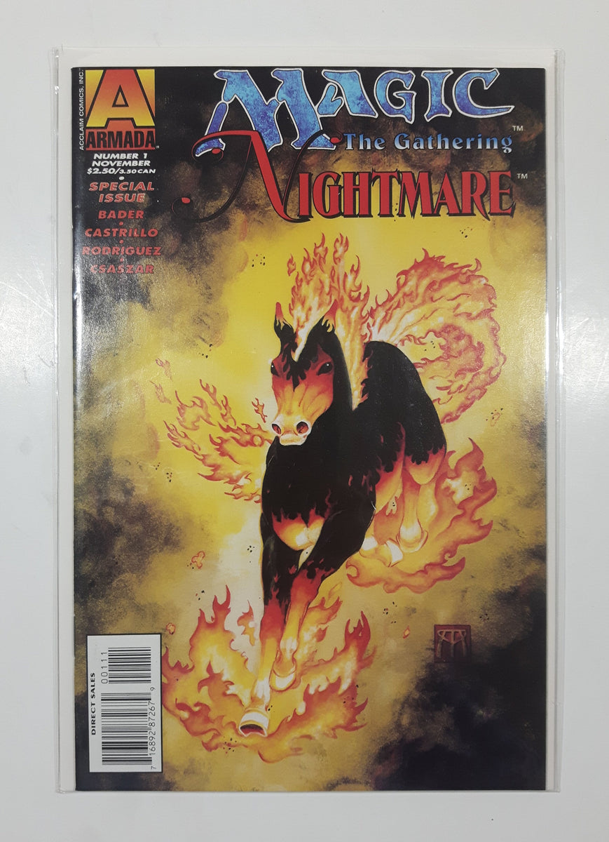 1995 Acclaim Comics Armada Magic The Gathering #1 Nightmare Comic Book ...