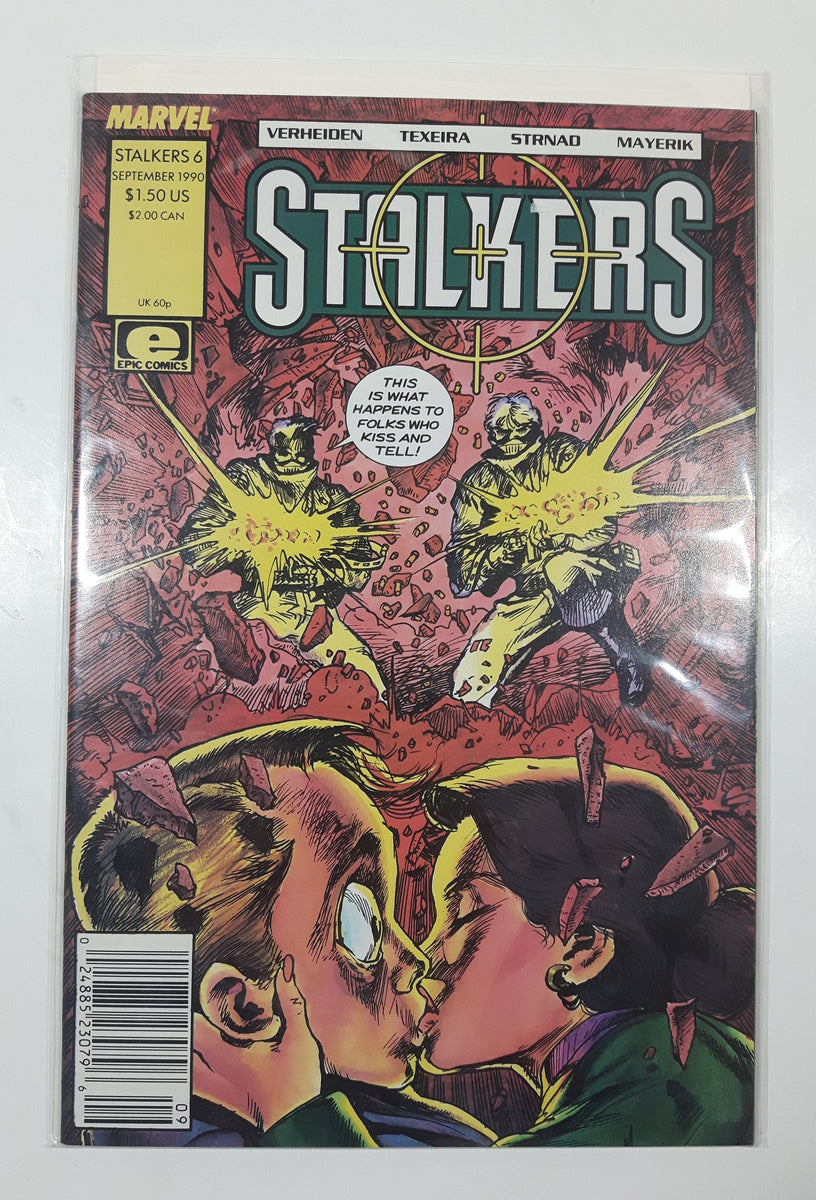 1990 Marvel Epic Comics Stalkers #6 This Is What Happens To Folks Who ...