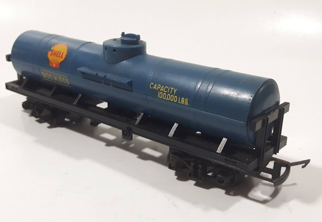 Tri-ang HO Scale R117 Shell SCC.X.333 Oil Tanker Tank Car Blue Toy Tra ...