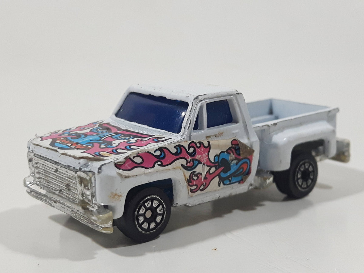 Unknown Brand Ford F-150 Truck White with Tiki God sticker Tampos Die ...