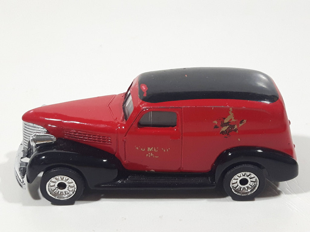 1992 Matchbox '39 Chevy Sedan Delivery Red and Black Big Muddy Red Dub ...