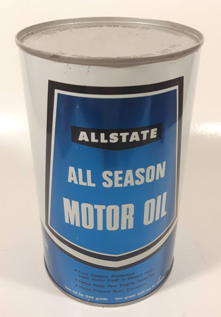 Vintage Simpsons Sears Allstate All Season Motor Oil 1 Quart 1.13 Litr ...