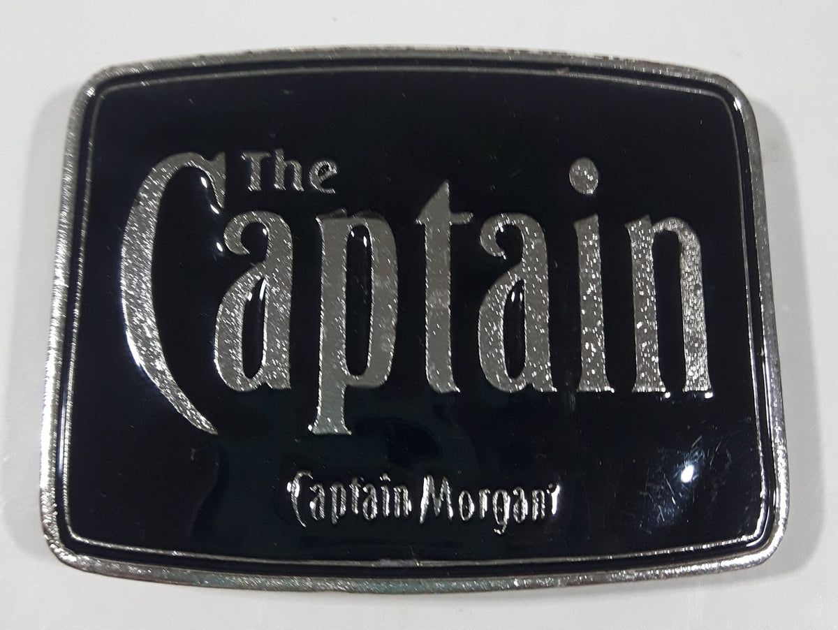 Captain Morgan "The Captain" Black Enamel Metal Belt Buckle – Treasure ...