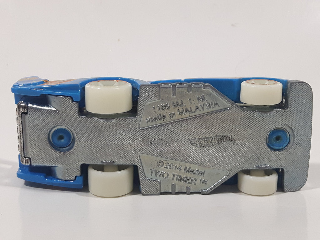 2014 Hot Wheels HW Race Night Storm Two Timer Blue Die Cast Toy Car Ve ...