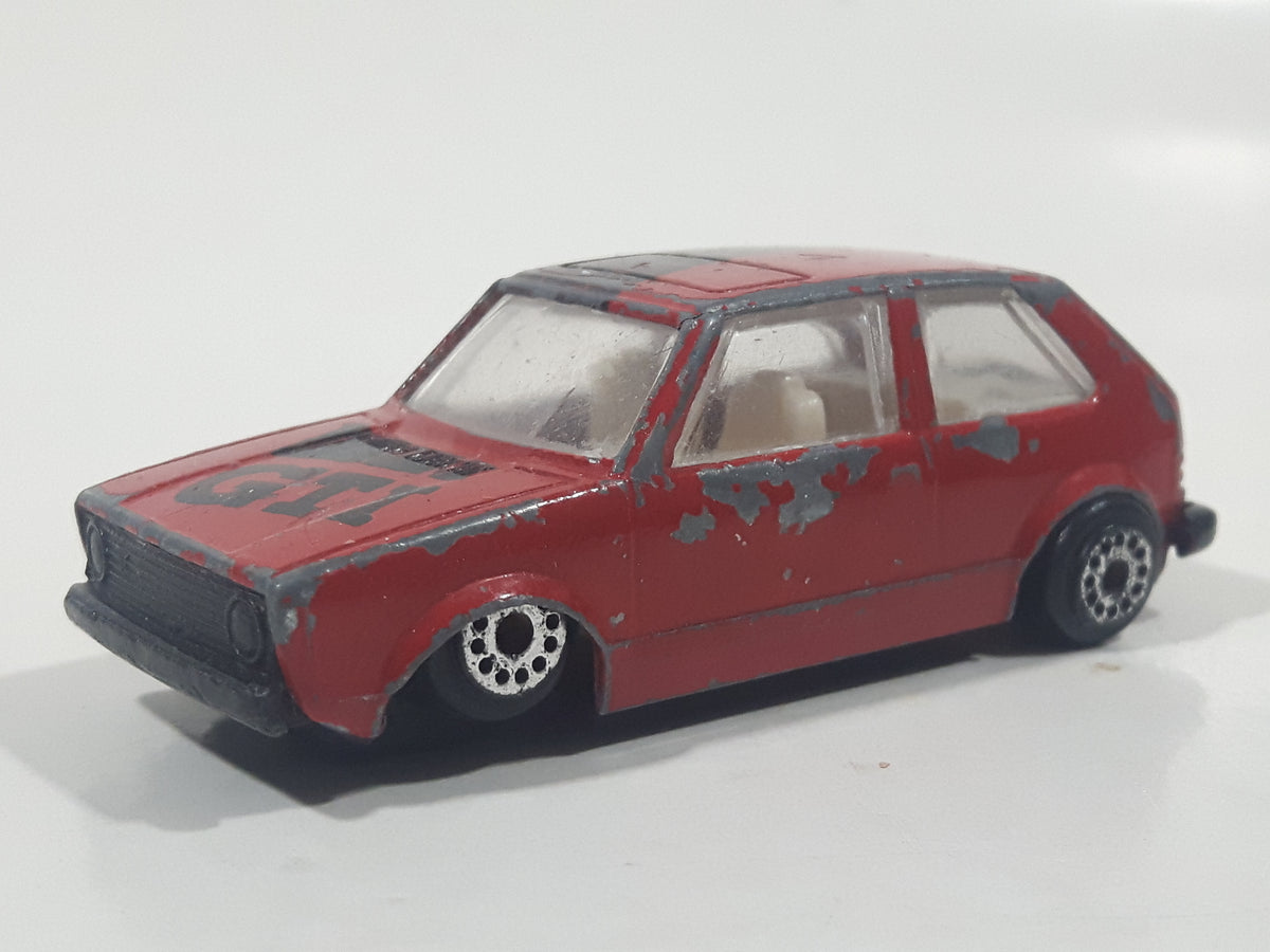 Rare Vintage Zee Toys Dyna Wheels D83 Volkswagen Golf GTI Red Die Cast ...