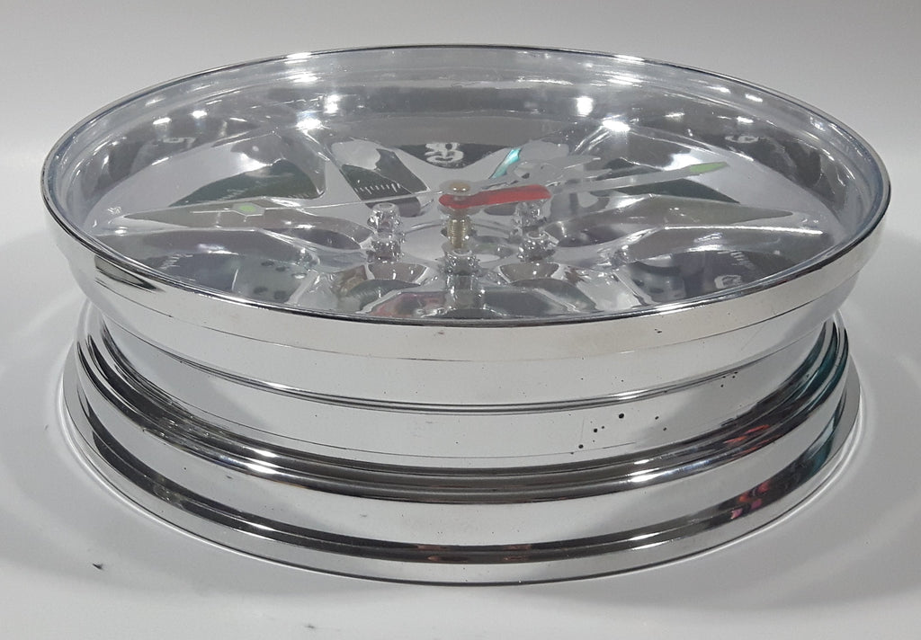 Wurth Wheel Rim Shaped 10 1/2" Diameter Advertising Wall Clock with To ...