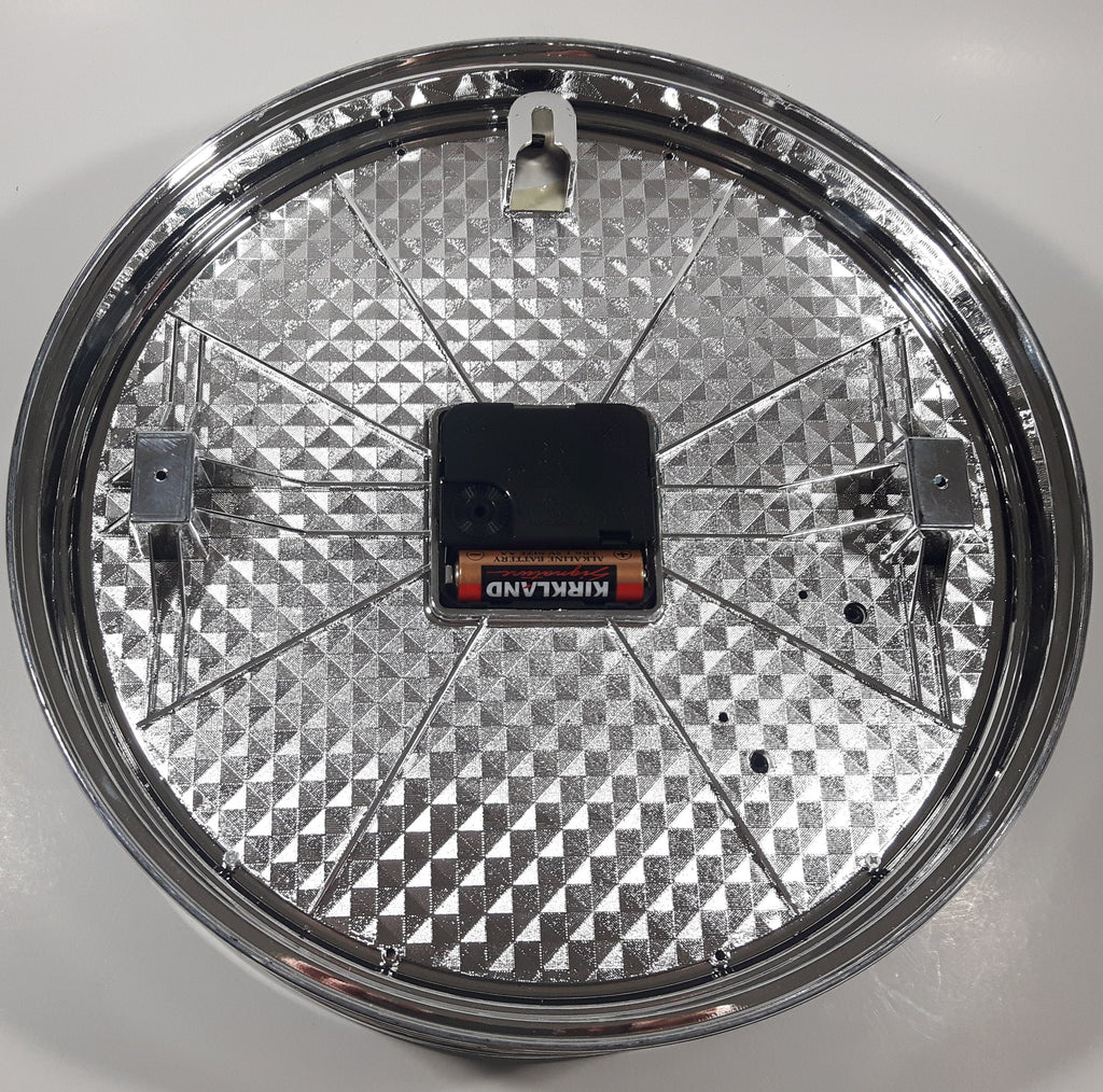 Wurth Wheel Rim Shaped 10 1/2" Diameter Advertising Wall Clock with To ...