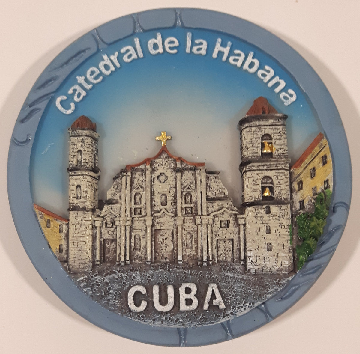 Cuba Catedral de la Habana2 1/4" 3D Resin Fridge Magnet – Treasure ...