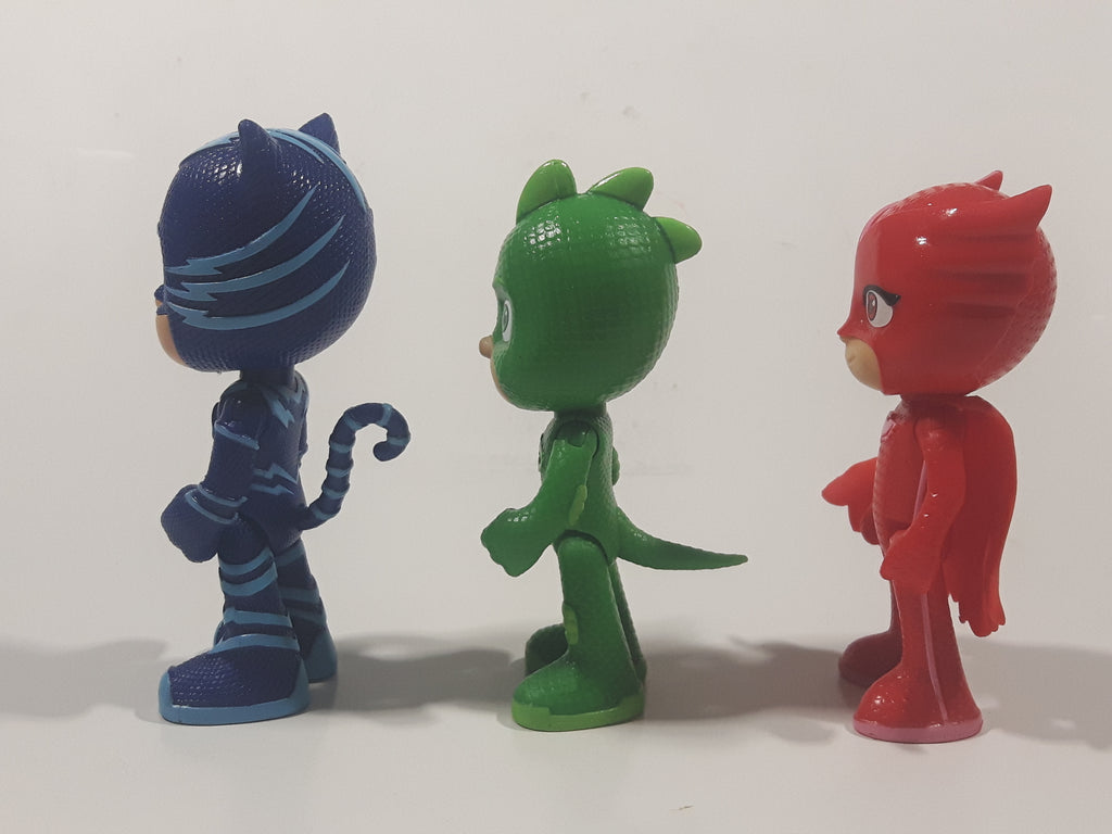Frog Box Just Play PJ Masks Catboy Gekko Owlette 3 1/2" Tall Toy Figur ...