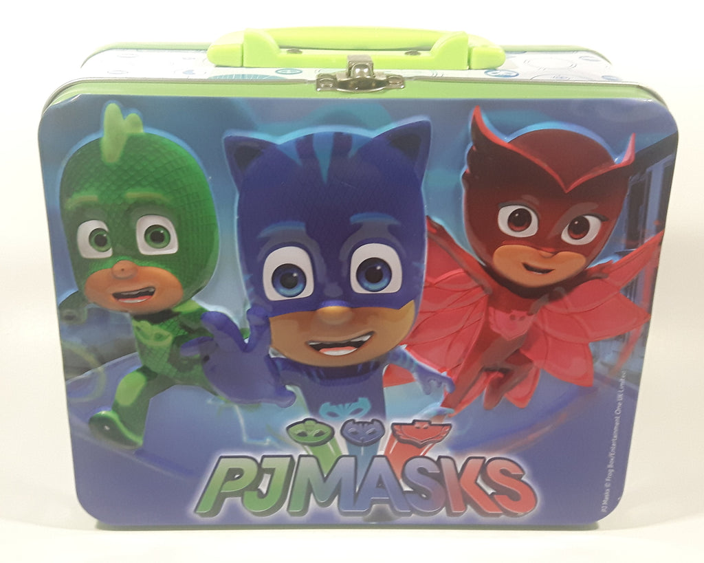 Frog Box PJ Masks Embossed Tin Metal Lunch Box – Treasure Valley ...