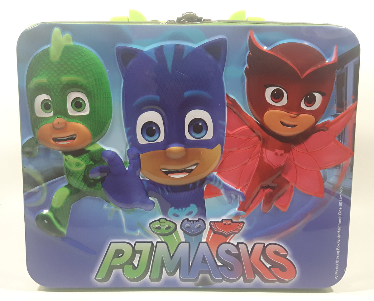 Frog Box PJ Masks Embossed Tin Metal Lunch Box – Treasure Valley ...