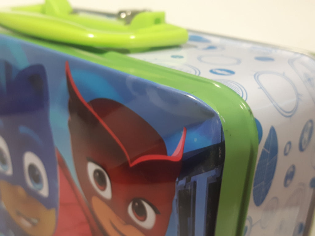Frog Box PJ Masks Embossed Tin Metal Lunch Box – Treasure Valley ...