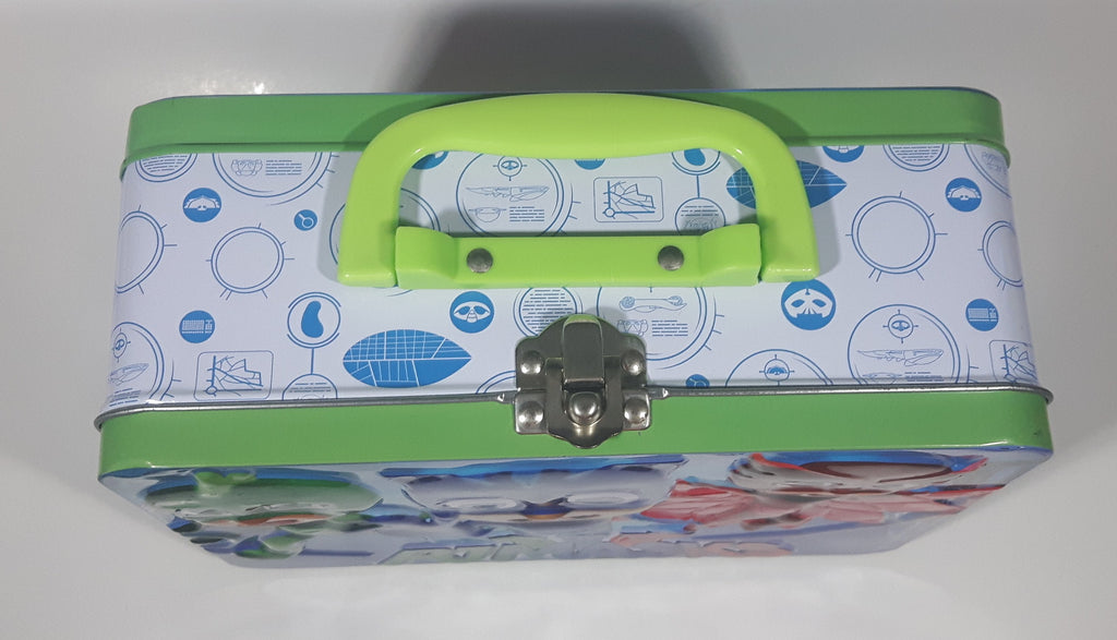 Frog Box PJ Masks Embossed Tin Metal Lunch Box – Treasure Valley ...