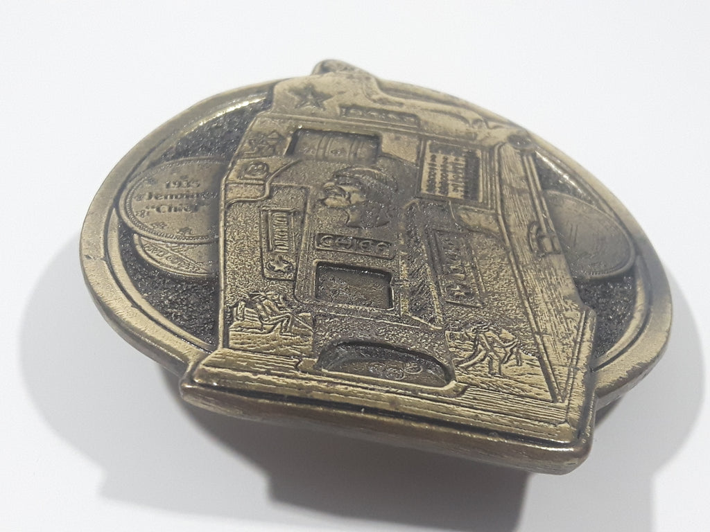 Vintage 1935 Jennings Chief Slot Machine Metal Belt Buckle – Treasure ...